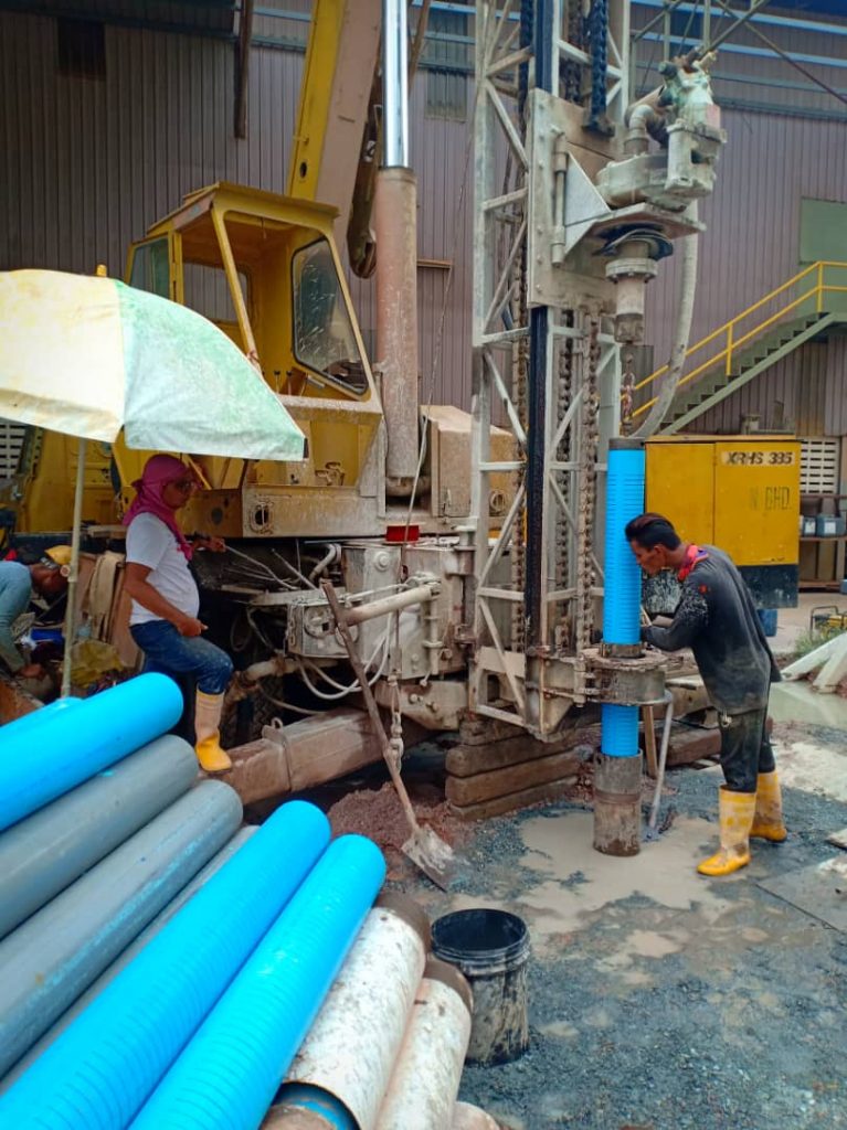Construction of groundwater well – Mecserve Engineering